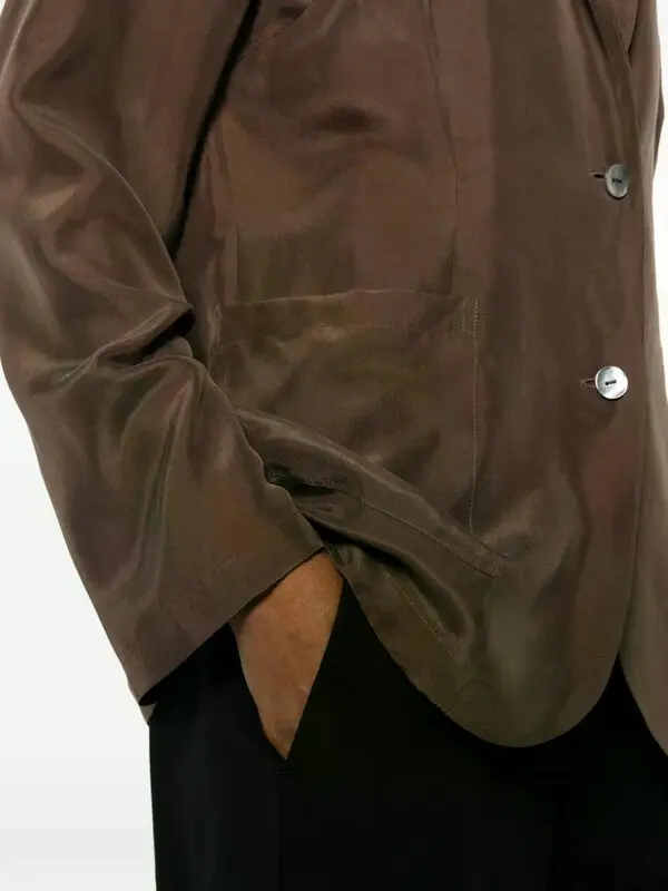 P.a.r.o.s.h Saxon Patch-pocket Blazer - Brown