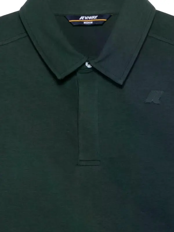 K-WAY Buttoned Polo Shirt - Green