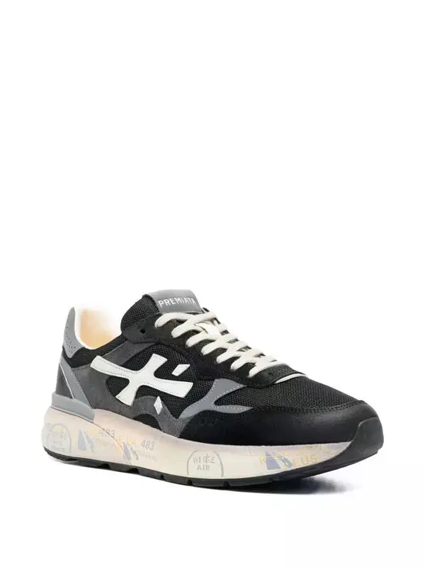 Premiata Mick Panelled Sneakers - Black
