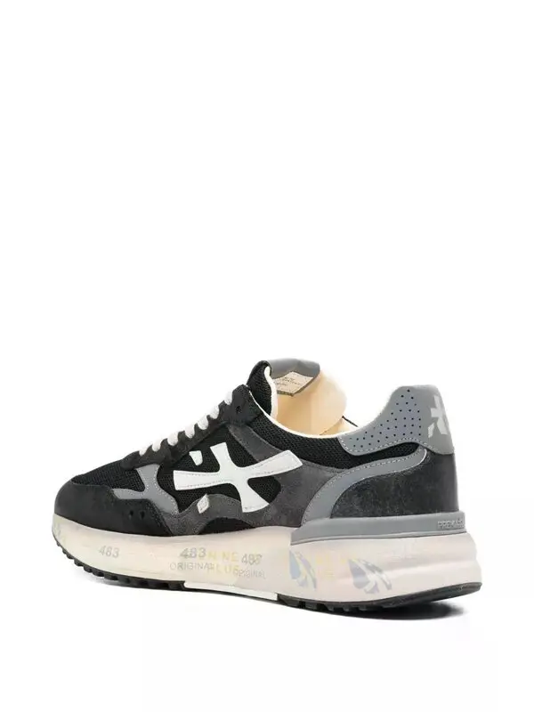 Premiata Mick Panelled Sneakers - Black