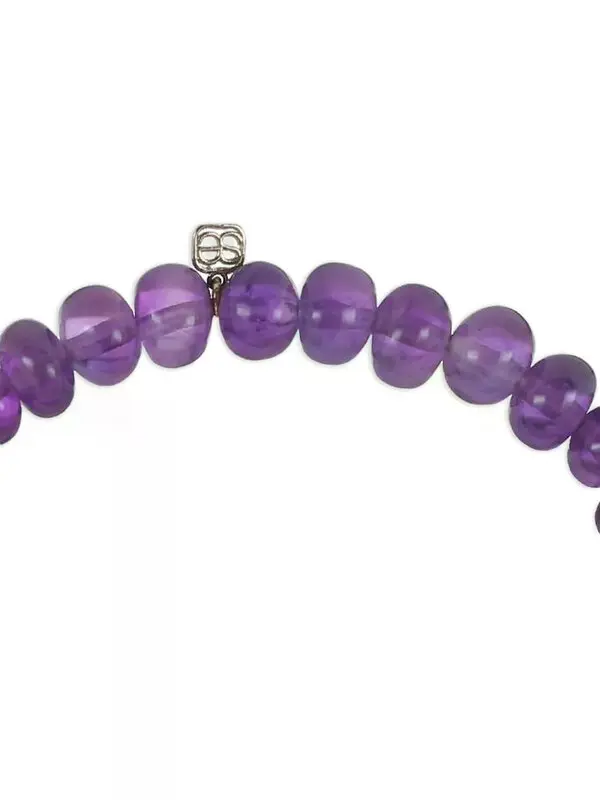 SYDNEY EVAN Evil Eye Amethyst And Diamond Bracelet