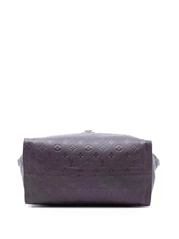 LOUIS VUITTON 2012 Monogram Empreinte Lumineuse Pm Satchel - Purple