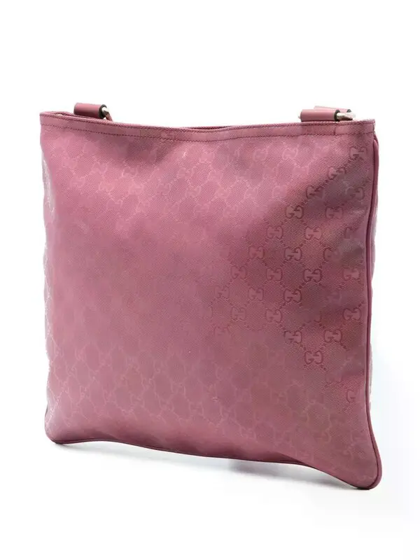 Gucci Gg Imprime Crossbody Bag - Pink