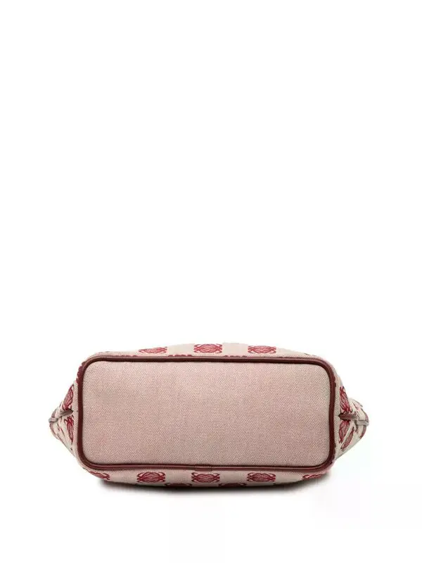 Loewe Anagram Canvas Tote Bag - Red