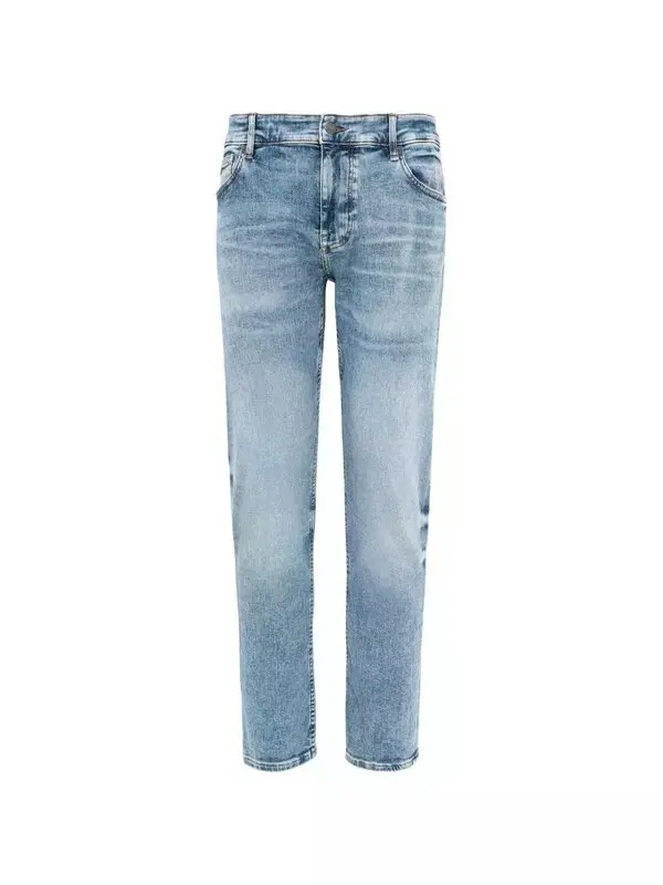 BOSS Slim Fit Jeans With Logo Patch