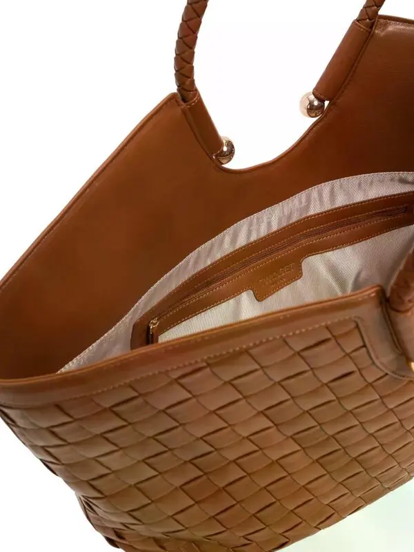 TWINSET Braided-handle Tote Bag
