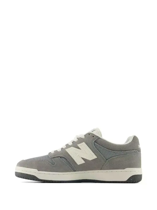 NEW BALANCE Suede Lace-up Sneakers - Grey