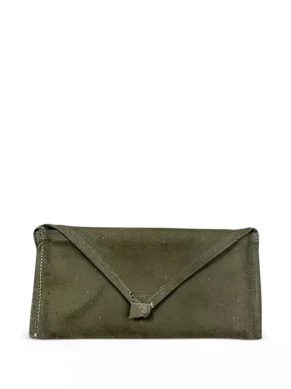 FORTELA Triangular Detail Wallet - Green