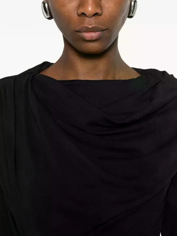 ENTIRE STUDIOS Long-sleeved T-shirt With Twist Detail
