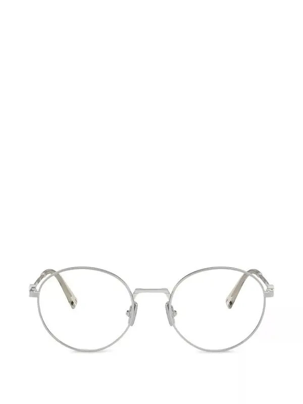 Miu Miu Round-frame Glasses - Silver