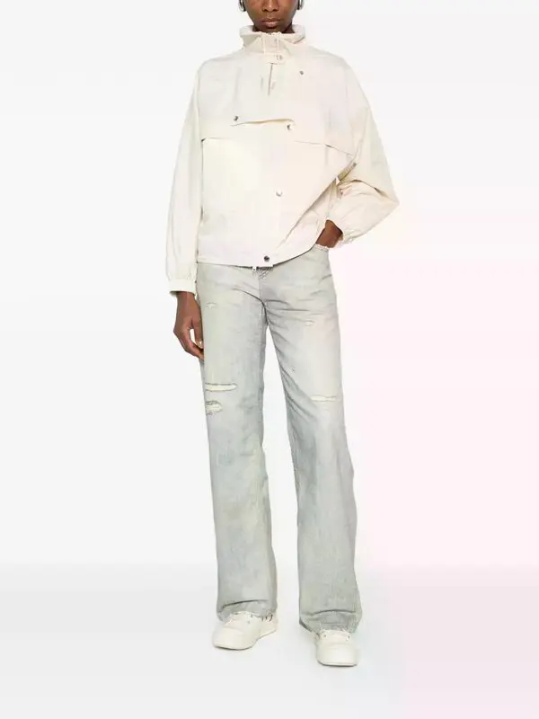 YVES SALOMON Chest-pocket Buttoned Jacket - Neutrals