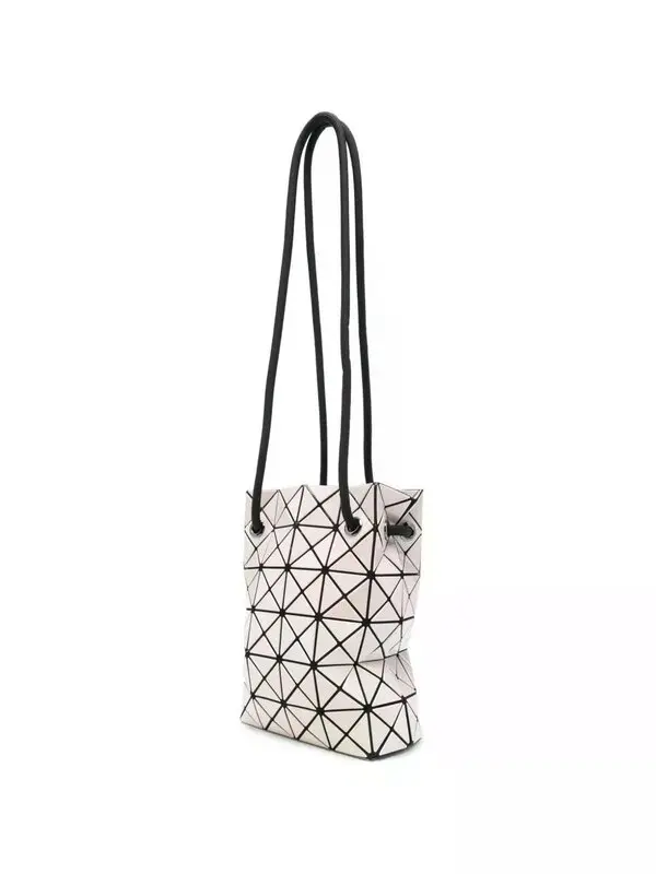 Issey Miyake Geometric Panel Shoulder Bag - Neutrals