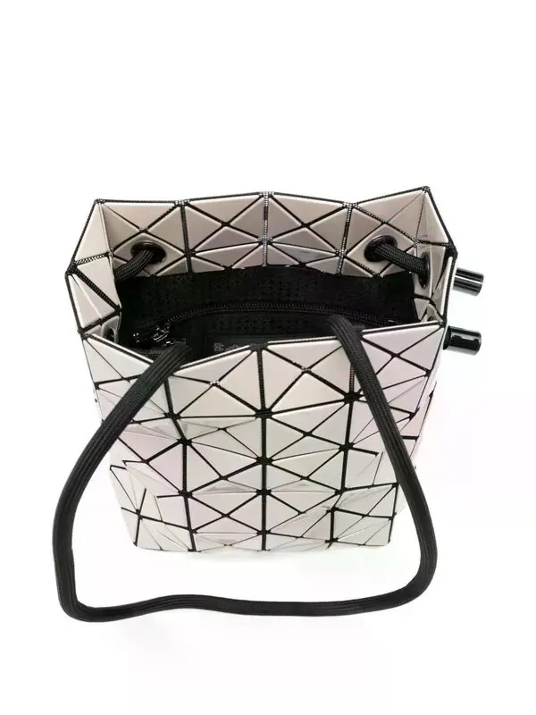 Issey Miyake Geometric Panel Shoulder Bag - Neutrals