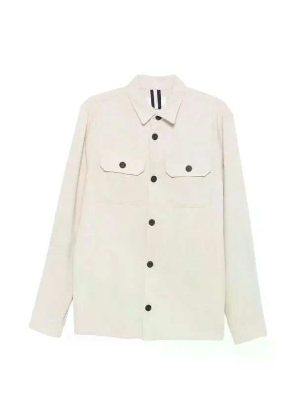 PROFUOMO Bouclé Overshirt - Neutrals