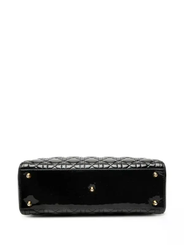 Dior Patent Cannage Lady Satchel