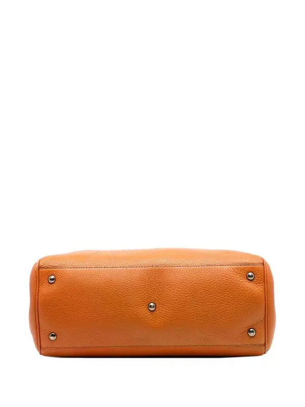 Gucci Bamboo Shopper Satchel - Orange