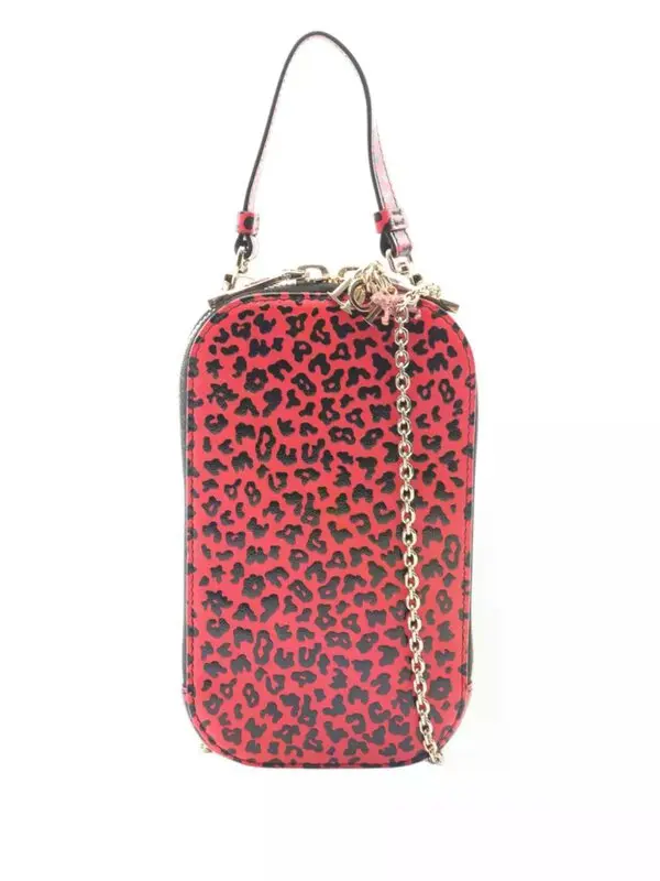 Dior 2021 Leather Phone Holder - Red