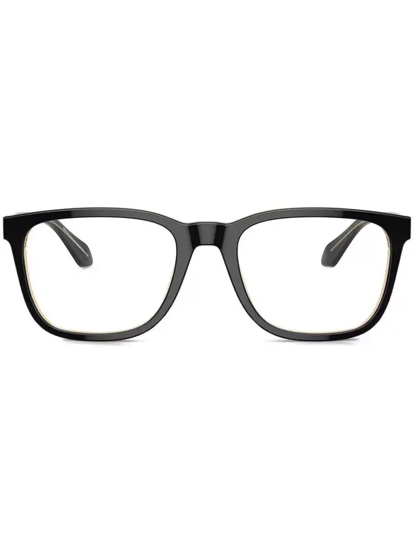Giorgio Armani Square-frame Glasses - Black