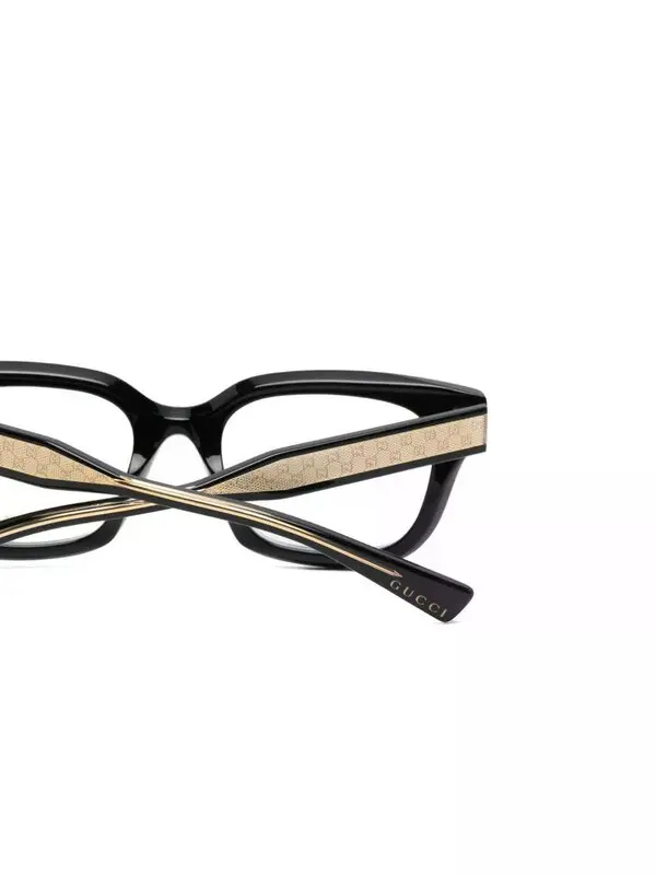 Gucci Square Frame Eyeglasses - Black