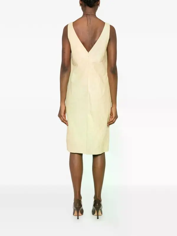 TOTEME V-neck Crinkled Dress