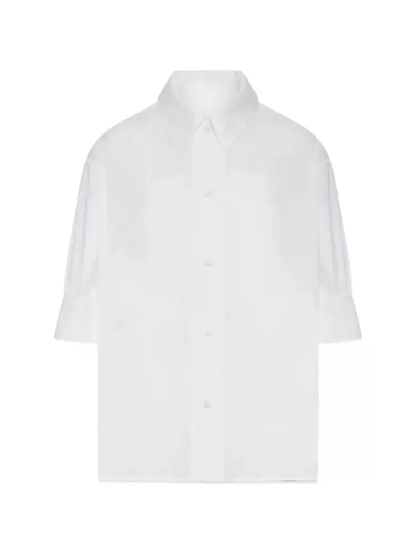 JIL SANDER Cotton Cuffed Shirt