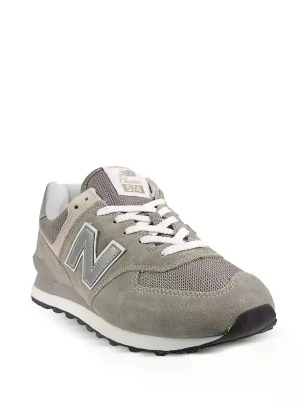 NEW BALANCE 574 Extra Wide Lace Up Sneakers - Grey