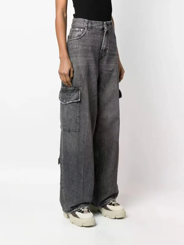 HAIKURE Bethany Cargo Marble Trousers