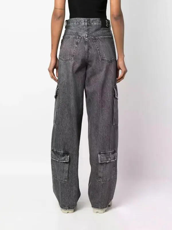 HAIKURE Bethany Cargo Marble Trousers