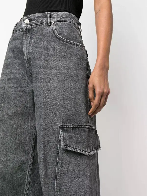 HAIKURE Bethany Cargo Marble Trousers