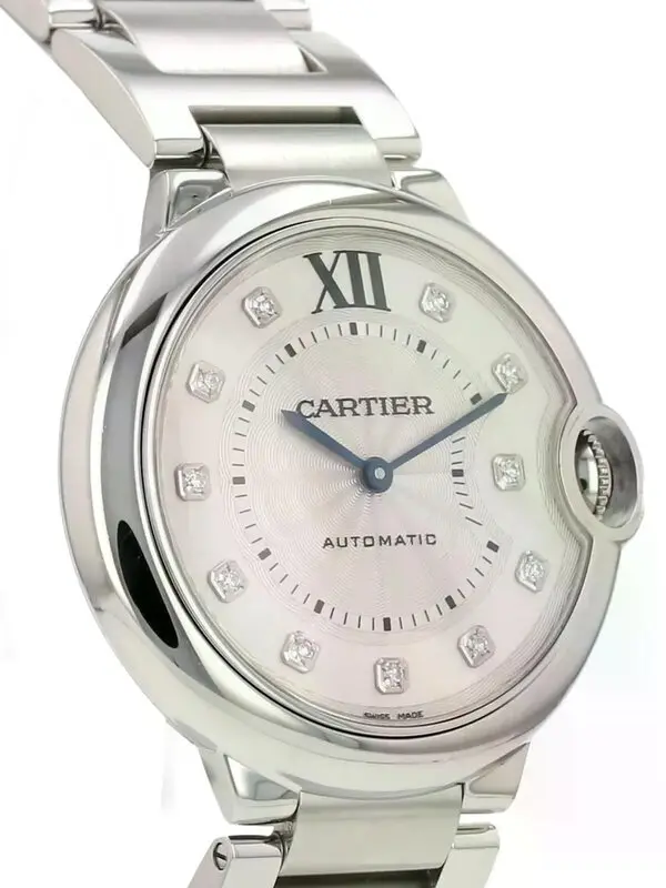 Cartier Ballon Bleu 36mm Watch With Diamond Dial