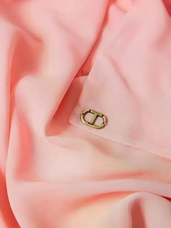 TWINSET Doubled Georgette Scarf - Pink