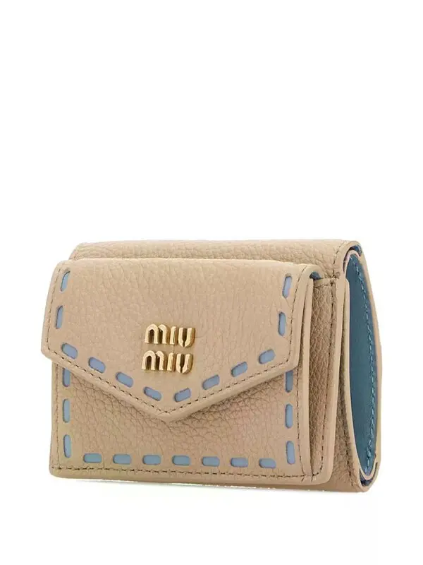 Miu Miu Sand Logo Wallet