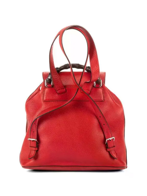 Gucci Flap Bamboo Backpack