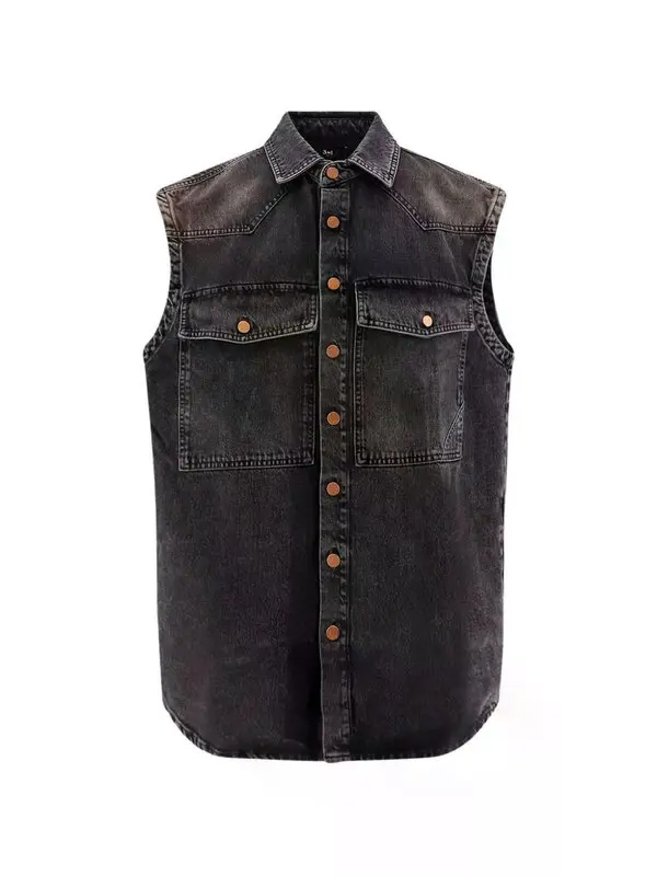 3x1 Flap-pocket Sleeveless Shirt