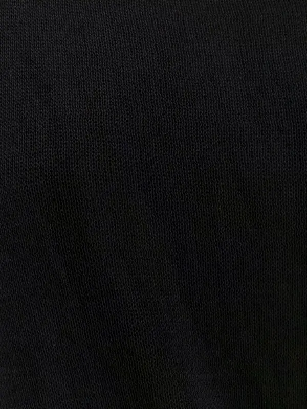 SEMICOUTURE Long-sleeved Cotton Sweater With Mesh Sleeves