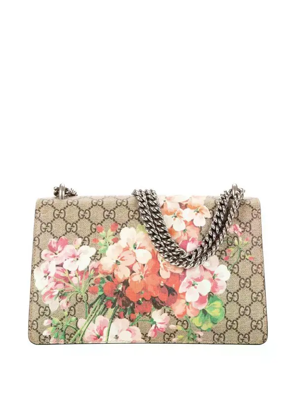 Gucci Small Dionysus Blooms Shoulder Bag - Neutrals