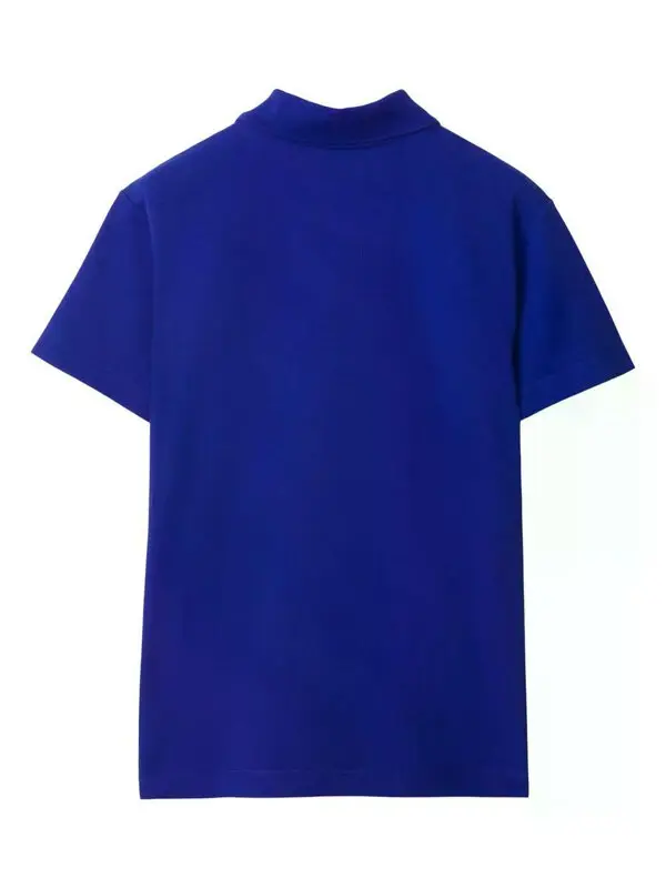 Burberry Equestrian Knight Cotton Polo Shirt