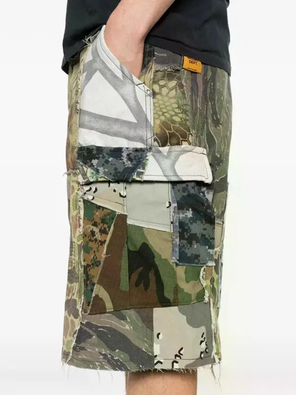 GALLERY DEPT. Patchwork Camouflage Shorts