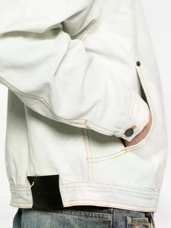 DAILY PAPER Hooded Patterned Jacket