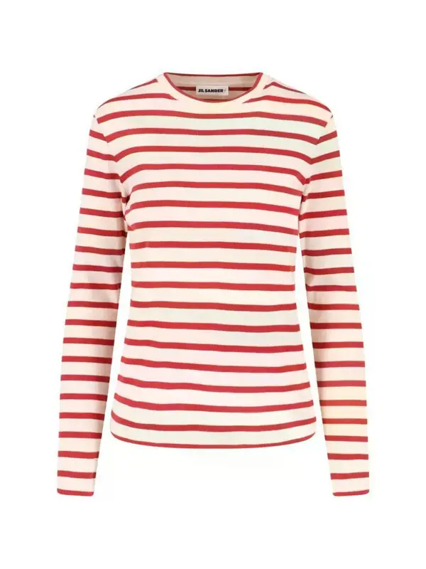 JIL SANDER Striped Long Sleeve T-shirt