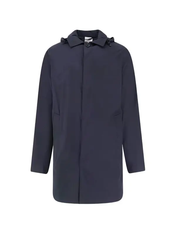 Aspesi Removable Hood Waterproof Coat