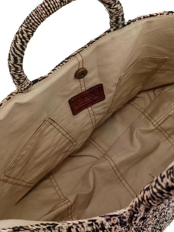 IBELIV Raffia Bucket Bag - Neutrals