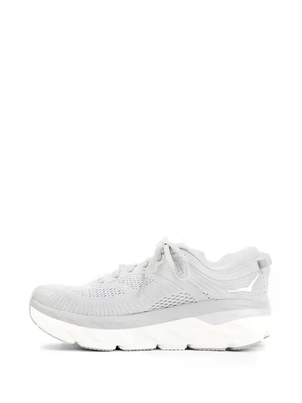 HOKA® Bondi 7 Knit Low-top Sneakers - Grey