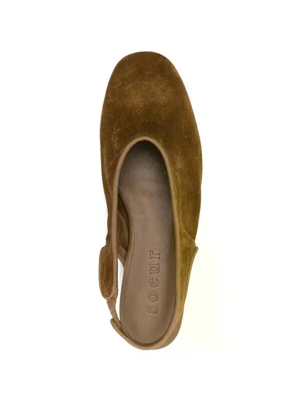 Soeur Slingback Heeled Mules