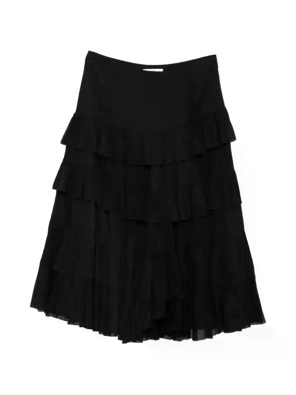 Prada Tiered Maxi Skirt