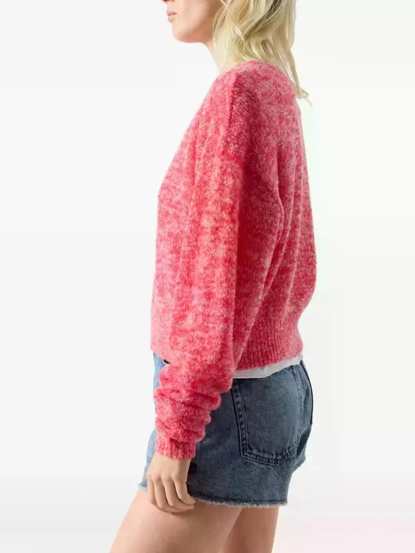 American Vintage Round Neck Wool Jumper - Red