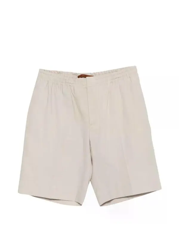 Zegna Elasticated Waistband Shorts - Neutrals