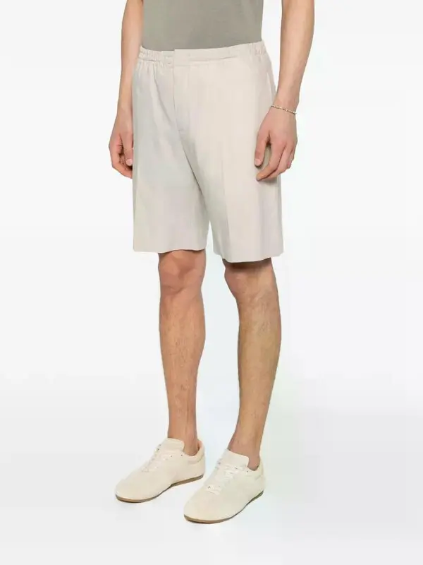 Zegna Elasticated Waistband Shorts - Neutrals