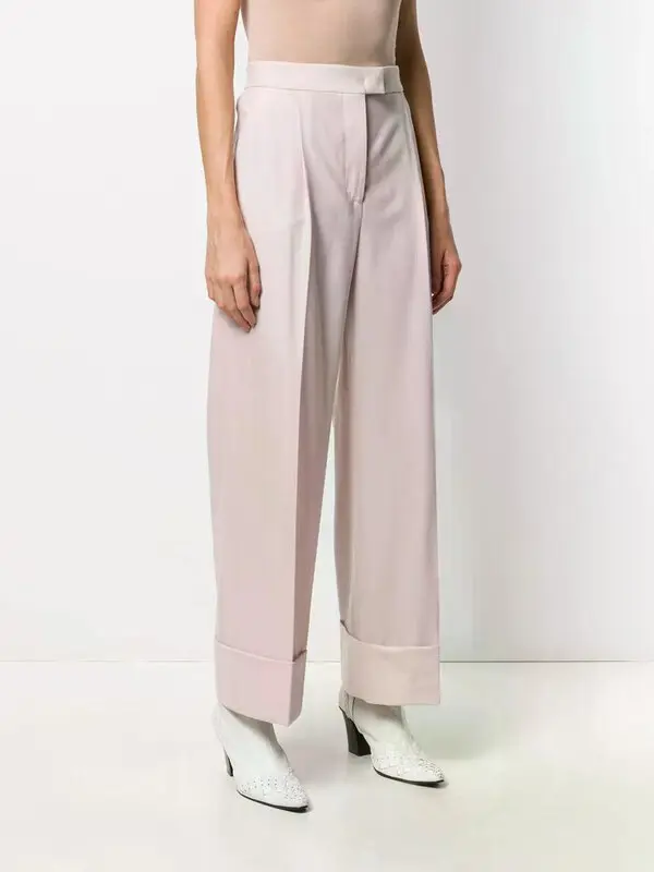 Alberta Ferretti High-waisted Palazzo Trousers