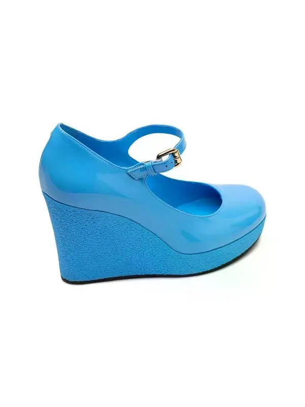 Hogan Platform Wedge Mary Janes